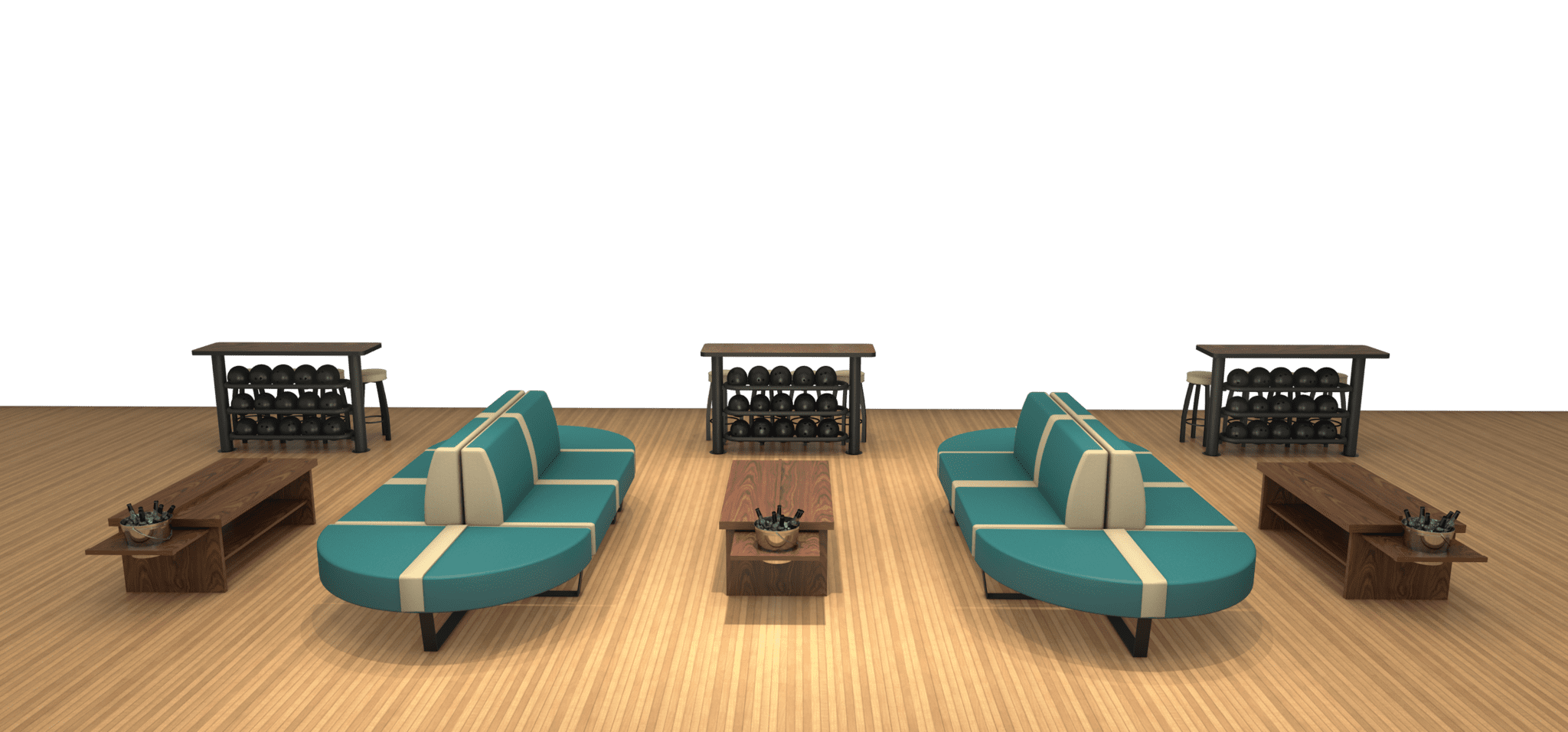 Bowling Alley Furniture: Modern, Flexible Bowling Furniture