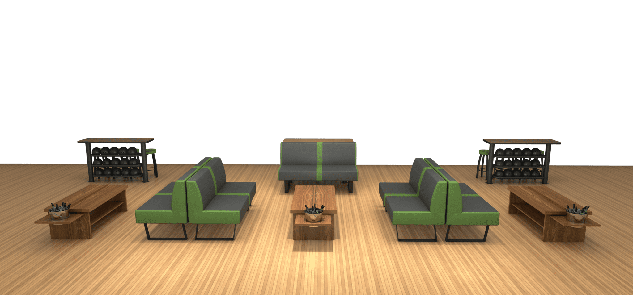 Bowling Alley Furniture: Modern, Flexible Bowling Furniture